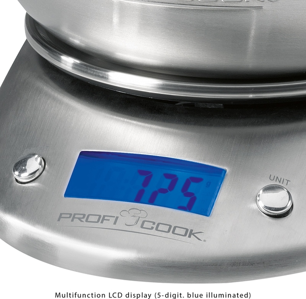 PROFI COOK Digitale Küchenwaage PC-KW 1040, inox online kaufen | Pollin.de