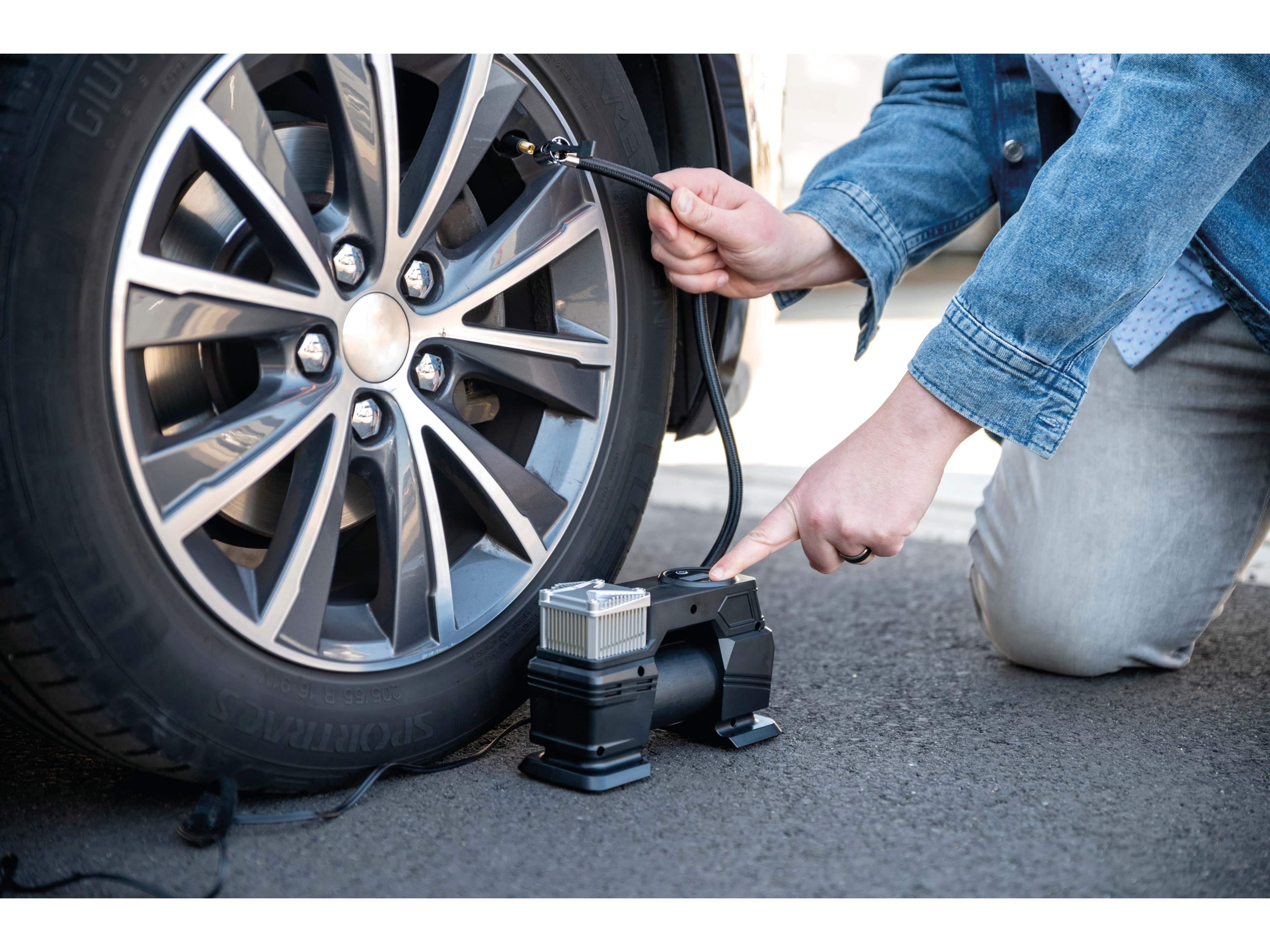 DUNLOP Kompressor, 12 V / 10 Bar, schwarz | 504007